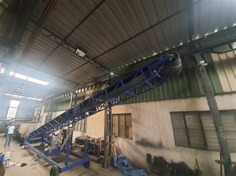 Mild Steel Belt Bag Stacker Conveyor Capacity 1 50 Kg Per Feet At Rs 550000 In Pimpri Chinchwad