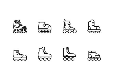 무료 Rollerblade 벡터 아이콘 Svg Eps Ai Uidownload