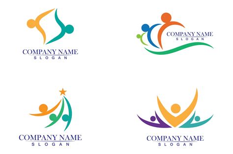 Community Logo Icon Design With Colorful Graphic By Nur Design Community Logo Icon Design With Colorful Graphic By Nur Design