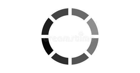 simple circle loading loop animation on the white background 4k