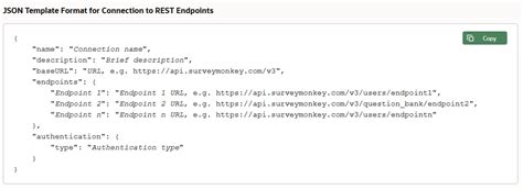 oracle analytics rest api connection datavizmark