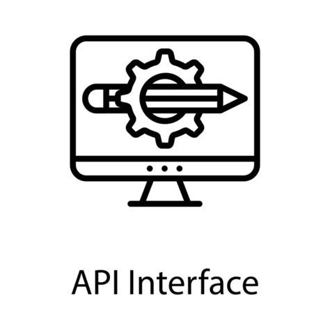 Doodle Vector Of Api Configuration Icon Stock Vector By ©vectorspoint