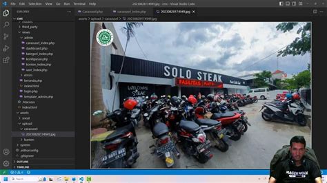 Membuat Cms Codeigniter 3 Bagian 13 Menu Caraousel Youtube