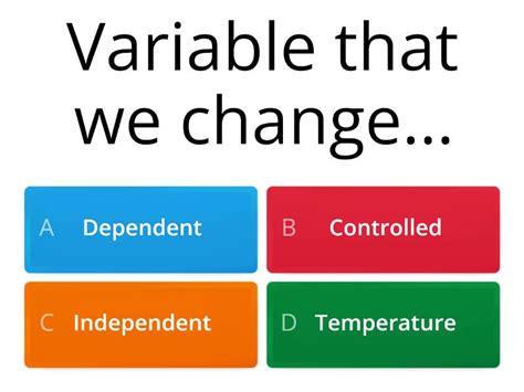 Variables Quiz Variables Quiz