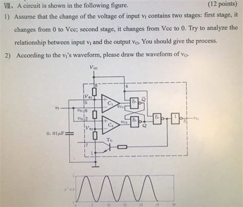 Solved Vi A Circuit Is Shown In The Following Figure 12