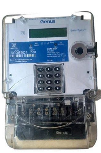 Single Genus Energy Meter For Commercial 220v At ₹ 9500piece In