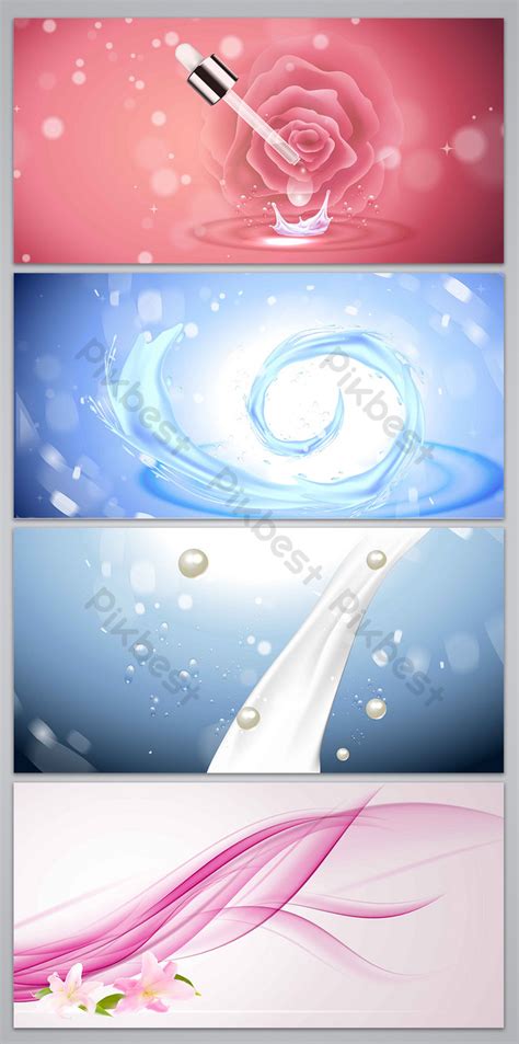 Beauty Cosmetics Promotion Poster Background Backgrounds Ai Free