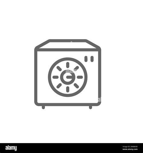 Safe Line Icon Graphic Resource Template Vector Illustration Stock Vector Image And Art Alamy