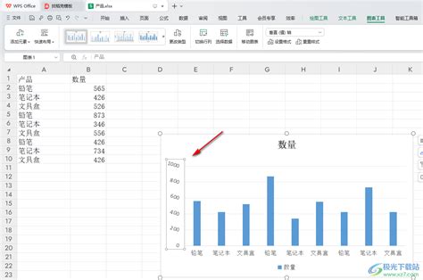 Excel如何更改纵坐标轴标签的文字方向？ Wps Excel设置纵坐标轴标签的文字方向的方法 极光下载站