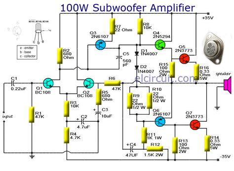 Car Subwoofer Amplifier Circuit Diagram At Greg Booth Blog