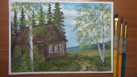 Как легко нарисовать домик рисунок маркером для детей Ravlyk