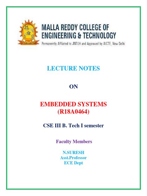 embedded systems pdf central processing unit input output