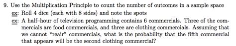 Solved Given An Experiment Determine Values Of Some Random