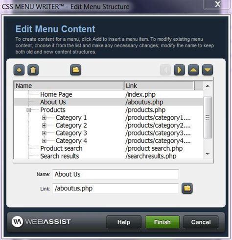 Web Development Tutorial Getting Started With Css Menu Writer Webassist