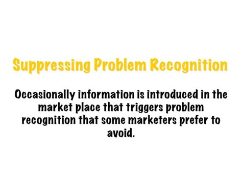 Decision Process And Problem Recognition Pdf Consumer Issues Business