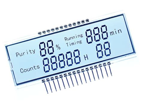 custom positive transmissive tn htn 7 segment lcd for meter display lcd and lcd panel price