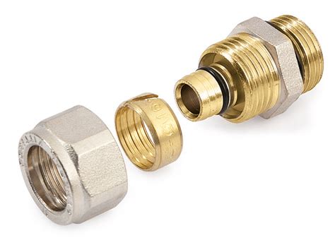 Фітинг компресійний General Fittings 1/2" -16x2.0 зовнішня різьба ...