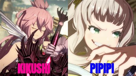 Gbvsr High Level Gameplay Kikushi Zooey Vs Pipipi Cagliostro Youtube