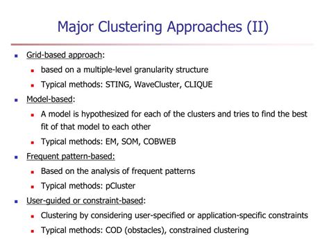 Ppt Chapter 7 Cluster Analysis Powerpoint Presentation Free