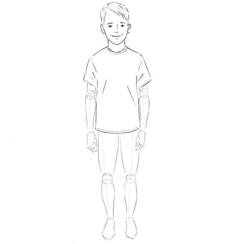 Как нарисовать мальчика подростка 24 фото