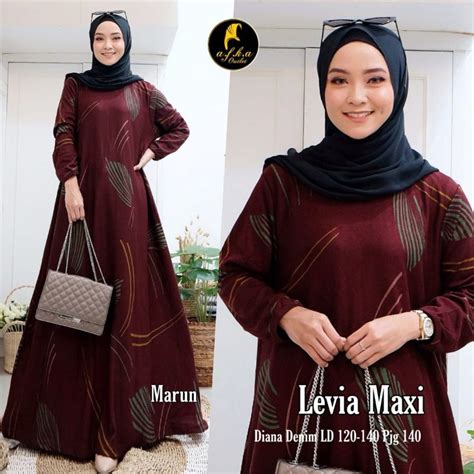 Jual Levia Navy Shopee Indonesia