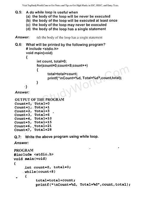 SOLUTION Chapter 3 Loops Exercise1 1 1 Studypool