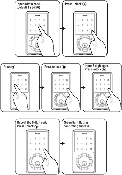 Honeywell Digital Touchscreen Deadbolt Instructions ManualsLib