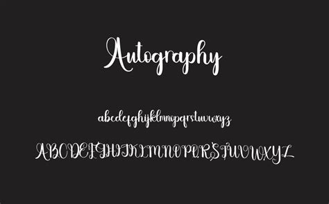 Autography Free Font