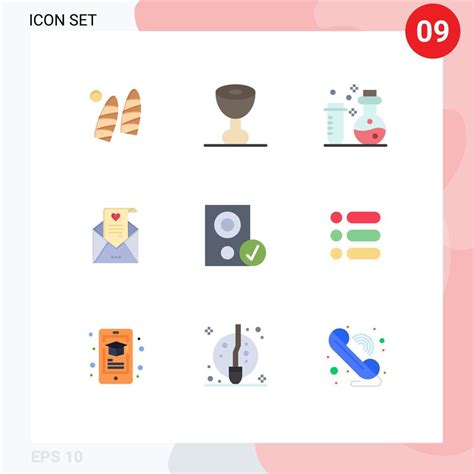 9 Universal Flat Colors Set For Web And Mobile Applications Gadget Computers Flasks Wedding Card