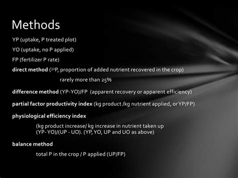 Ppt Phosphorus Use Efficiency Powerpoint Presentation Free Download