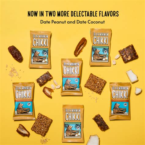 Date Sweetened Soft Chikki Brawny Bear