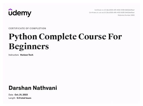 Darshan Nathvani On Linkedin Python Programming Udemy