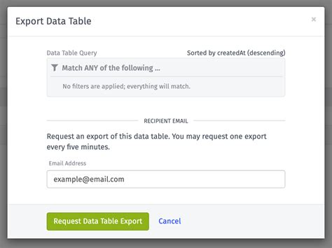Importing And Exporting Data Tables Losant Iot Platform Documentation
