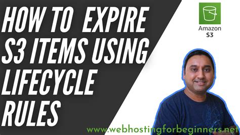how to expire objects files in s3 bucket using lifecycle rules web