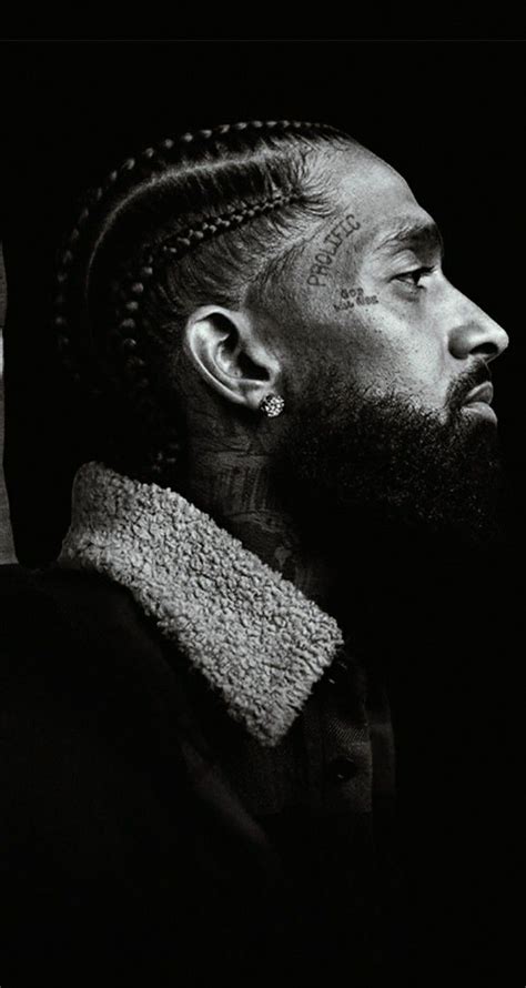 Nipsey Hustle 🕊️ Hip Hop Art Black And White Pictures Black And