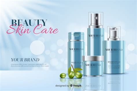 Free Skin Care Products Background Vectors Images In Ai Eps Format