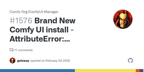 Brand New Comfy Ui Install Attributeerror Iterablelist Object Has