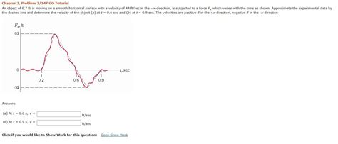 solved chapter 3 problem 3 147 go tutorial an object of 6 7