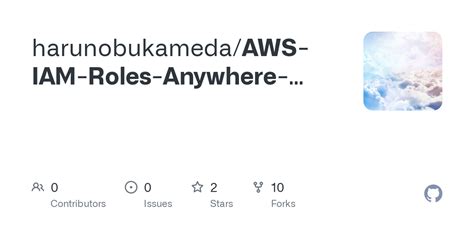 Github Harunobukameda Aws Iam Roles Anywhere Aws Certificate Manager