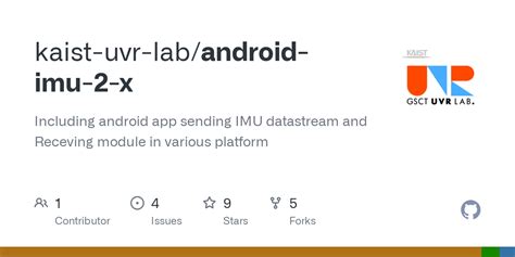 Github Kaist Uvr Lab Android Imu X Including Android App Sending Imu Datastream And