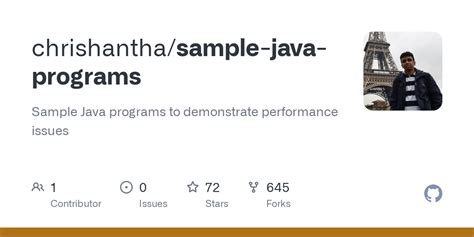 Github Chrishanthasample Java Programs Sample Java Programs To