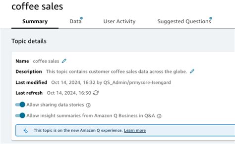 Integrate Unstructured Data Into Amazon Quicksight Using Amazon Q Business Aws Business