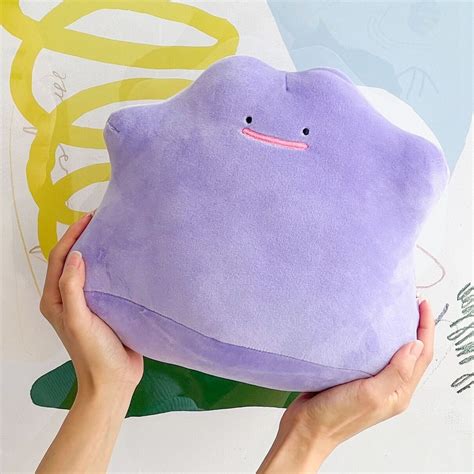 포켓몬 메타몽 인형 30cm 굿즈 담요 쿠션 코스터 슬리퍼 발매트 파우치 귀여운 애착인형 감도 깊은 취향 셀렉트샵 29cm