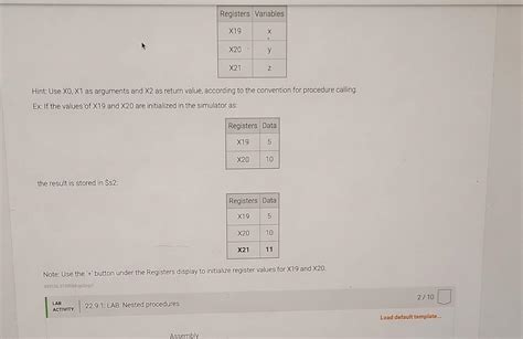 Given The Following C Program Andthe Mapping Of Chegg