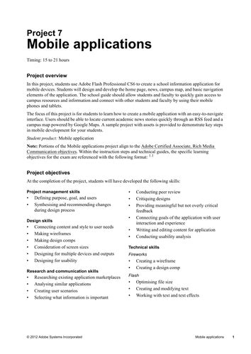 Digital Design Cs6 Mobile Applications Teaching Resources