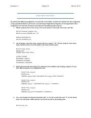 In Class Chapter 8 Restricting Rows And Sorting Data 1 Docx Database