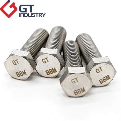 Stainless Steel 304 316 Astm A193 B8 B8m Class 2 Heavy Hex Bolt Hex