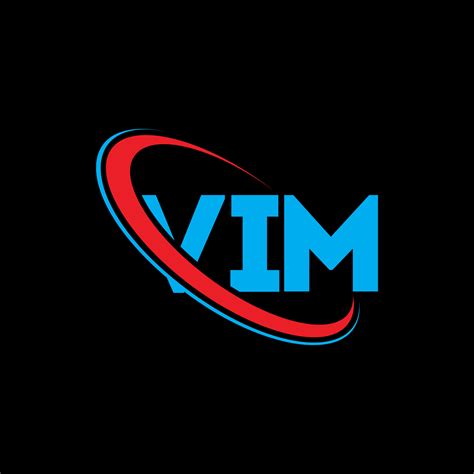 VIM Logo VIM Letter VIM Letter Logo Design Initials VIM Logo Linked With Circle And Uppercase