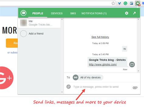 Receive Android Notifications In Google Chrome