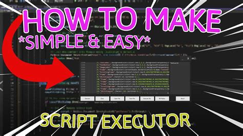 How To Make A Script Executor Simple And Easy Works November 2024 Youtube